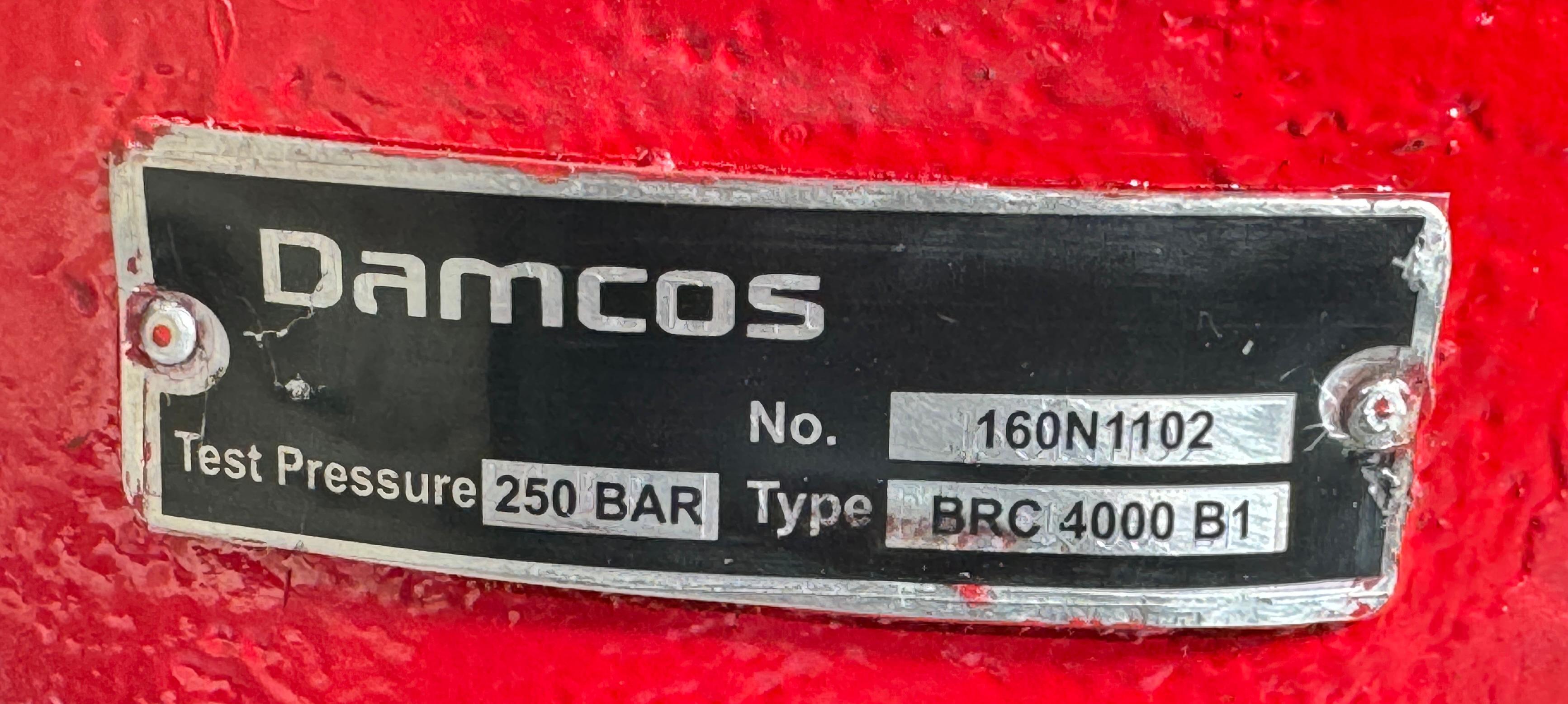 Damcos BRC 4000 B1 Hydraulic double-acting balanced rotary actuator 90o ...